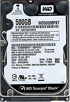 【楽天市場】【未使用】【中古】 Western Digital wd5000bpkt-00pk4t0?500?GB DCM hhctjhb ...