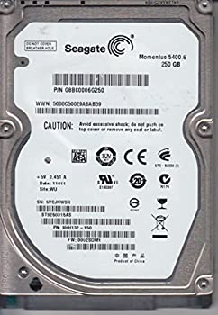 【楽天市場】【中古-非常に良い】 Seagate ST9250315AS Momentus 5400.6 250 GB 2.5 inch Hard Drive - SATA - 5400 ...