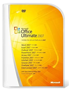 【楽天市場】【中古-非常に良い】【旧商品/メーカー出荷終了/サポート終了】Microsoft Office 2007 Ultimate：ムジカ ...