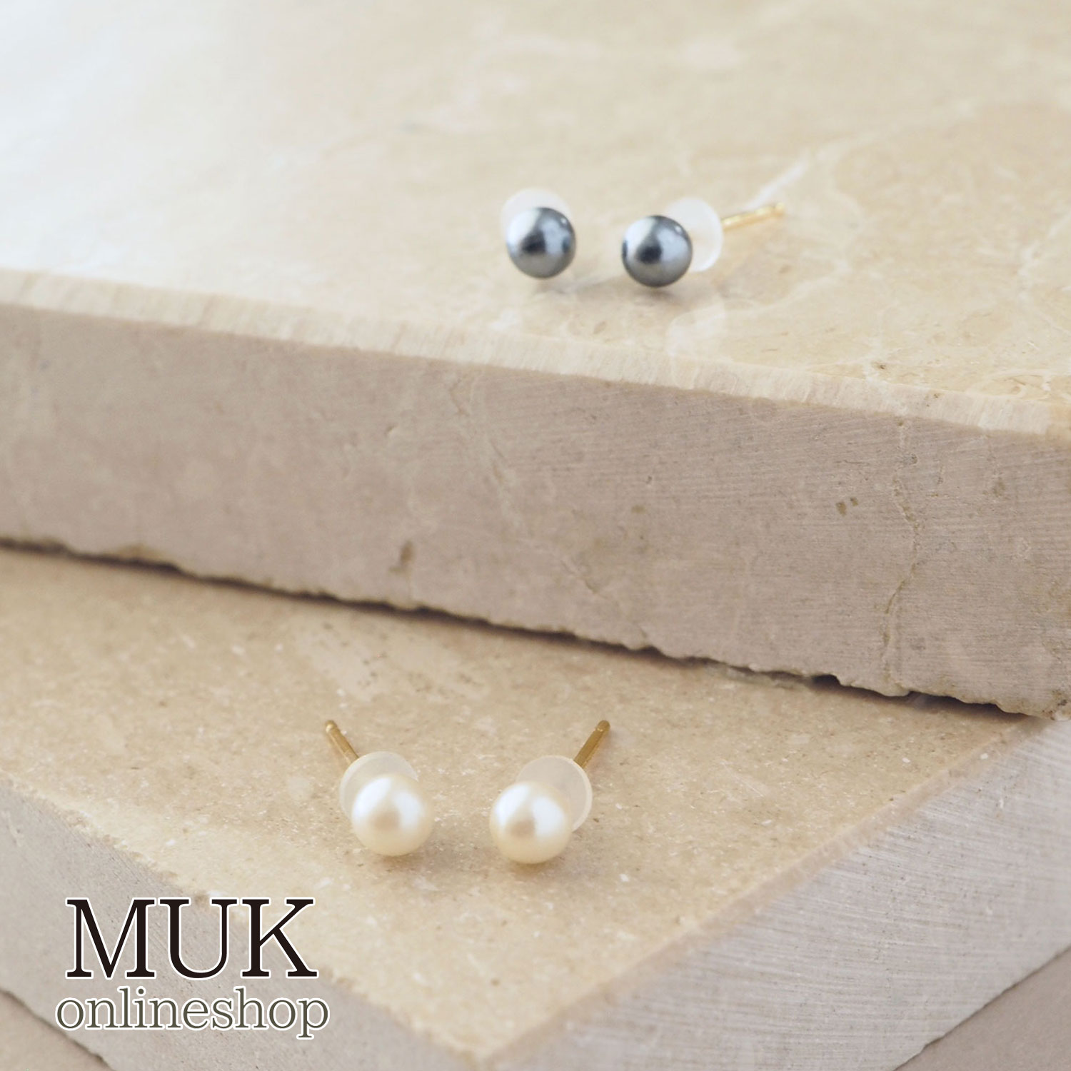 【楽天市場】【お買い物マラソン限定★クーポン配布】ピアス k18 18金ポスト 金属アレルギー 日本製 3ミリ パール K18ポストピアス シンプル ホワイト グレー muk プレゼント ...