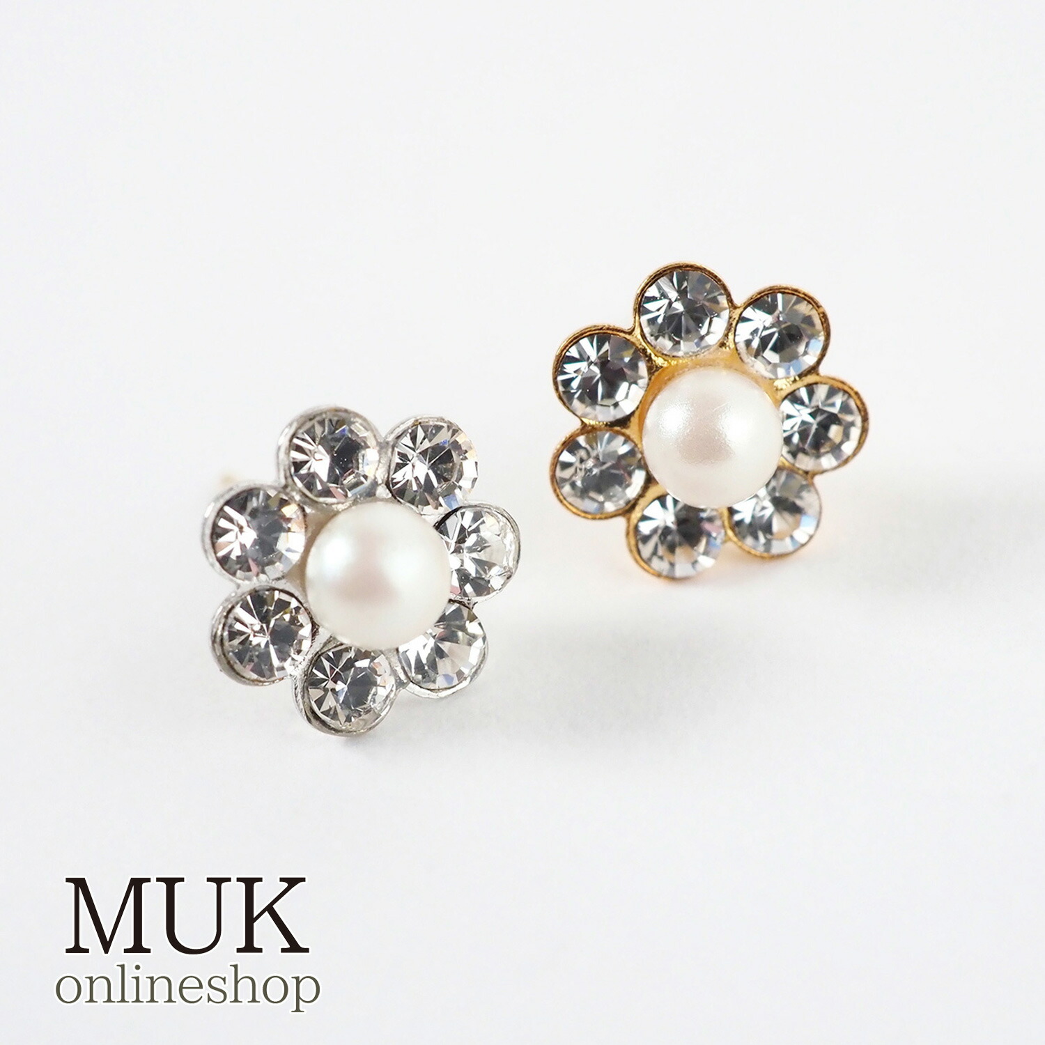 【楽天市場】【最大600円OFFクーポン】ピアス k18 18金ポスト 金属アレルギー 日本製 ニッケルフリー フラワー 花 flower K18ポストピアス シンプル ゴールド シルバー ...