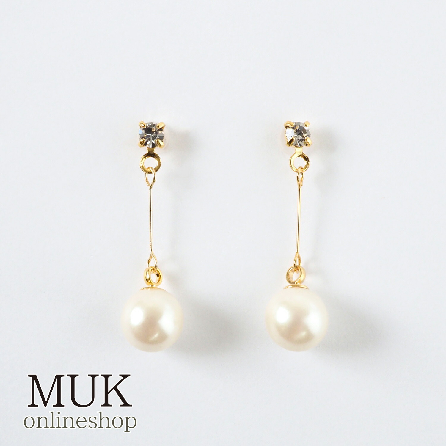 【楽天市場】【お買い物マラソン限定★クーポン配布】ピアス k18 18金ポスト 金属アレルギー 日本製 ニッケルフリー パール K18ポストピアス シンプル ゴールド：MUK ONLINE ...