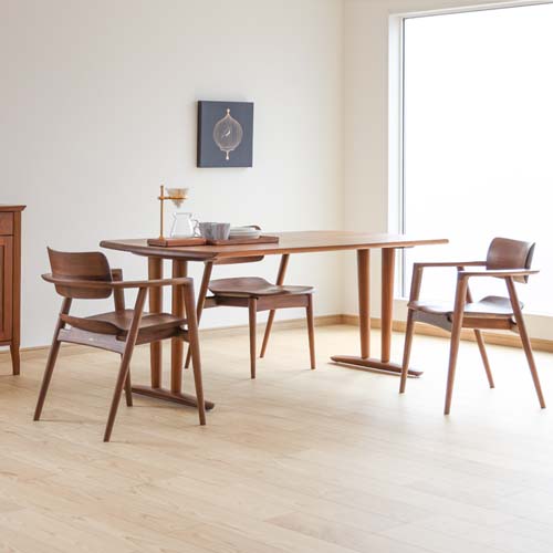 【楽天市場】飛騨家具 HIDA 飛騨産業 Seoto-EX セオト-EX アームチェア 板座 国産家具 無垢 ダイニングチェア アームチェア オーク ウォールナット：MUKU工房（家具＆クラフト）