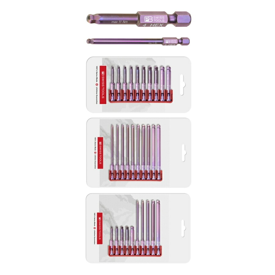 【楽天市場】PB SWISS TOOLS ボールポイントビット 六角穴用 E6.212/2.5 / E6.212/3 / E6.212/4 ...