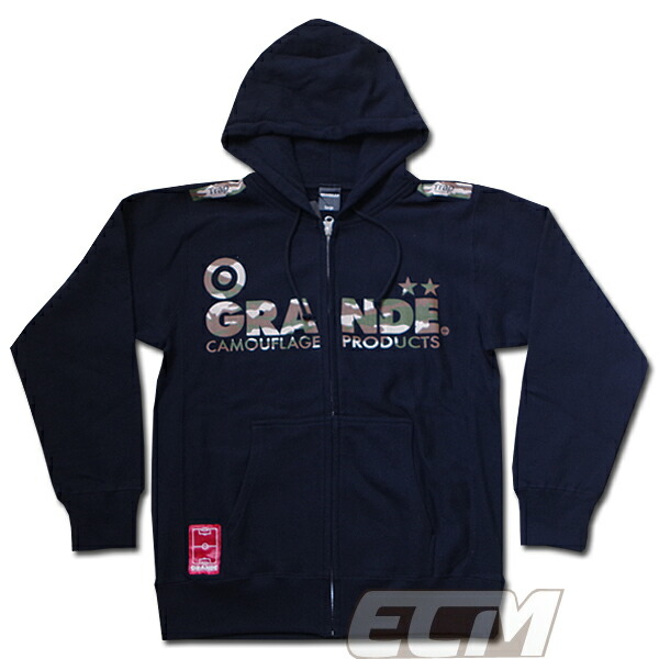 GRANDE.F.P(グランデエフピー) CAMO プロトタイプ スウェット ジップ