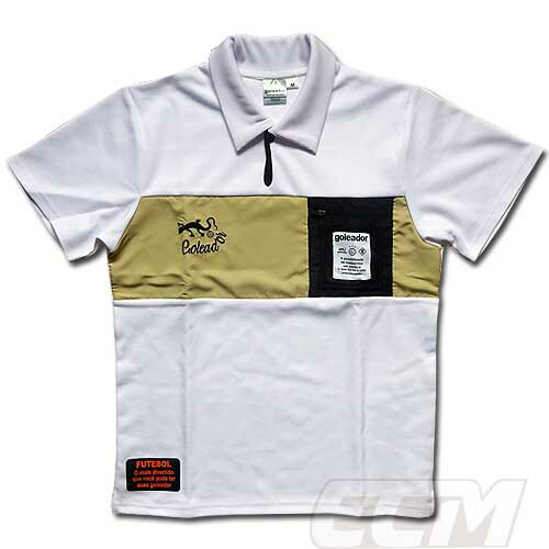 【楽天市場】【GOL2024SS】Goleador G2597 2フェイス天竺Wポケット ポロシャツ ホワイト【ゴレアドール/フットサル ...