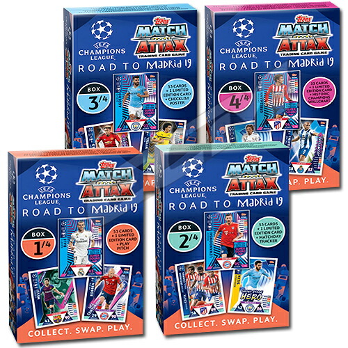 【楽天市場】【国内未発売】追加版TOPPS Match Attax 18-19 チャンピオンズリーグ 追加版【サッカー/トレカ ...
