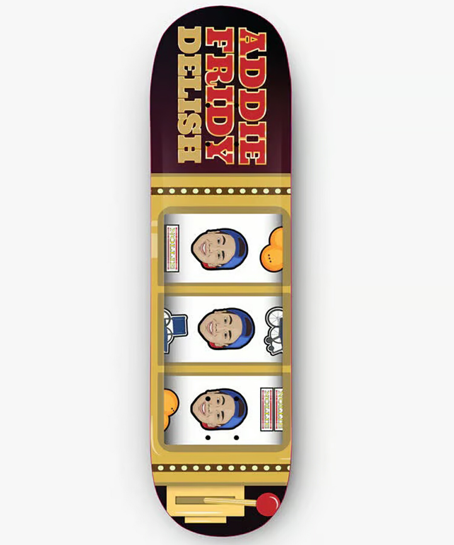 【楽天市場】 スケートボード デッキ DELISH デリッシュ Addie Fridy SLOTS 8.0inch KK K14：ムラサキ ...