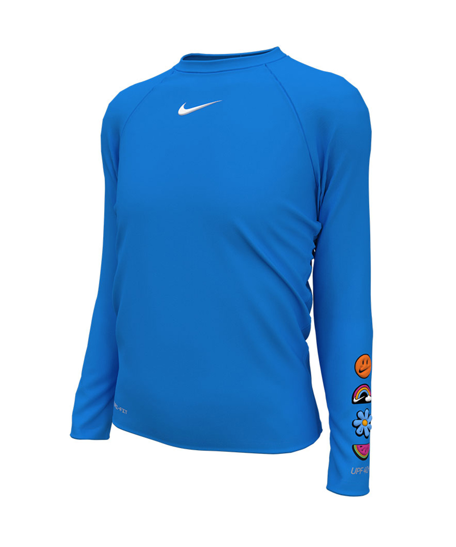 【楽天市場】NIKE ナイキ キッズ ラッシュガード 長袖 スウッシュ ロングスリーブ ハイドロガード UVカット NESSE739 N458 ...