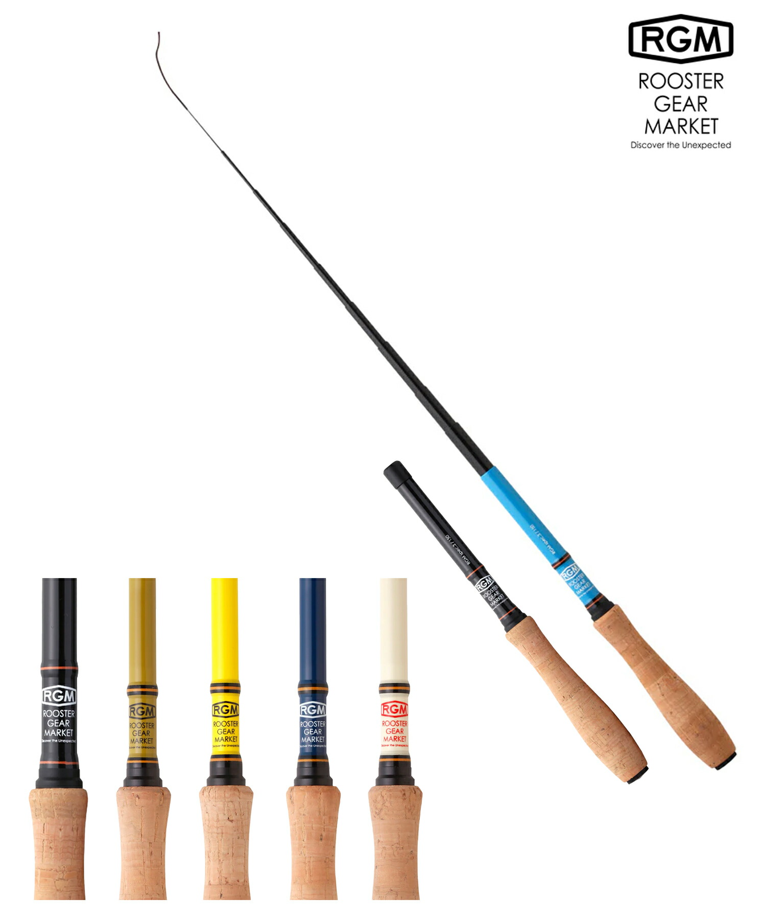 【楽天市場】ROOSTER GEAR MARKET ルースターギアマーケット SPEC.3 150 フィッシング ロッド コンパクト RGM ...