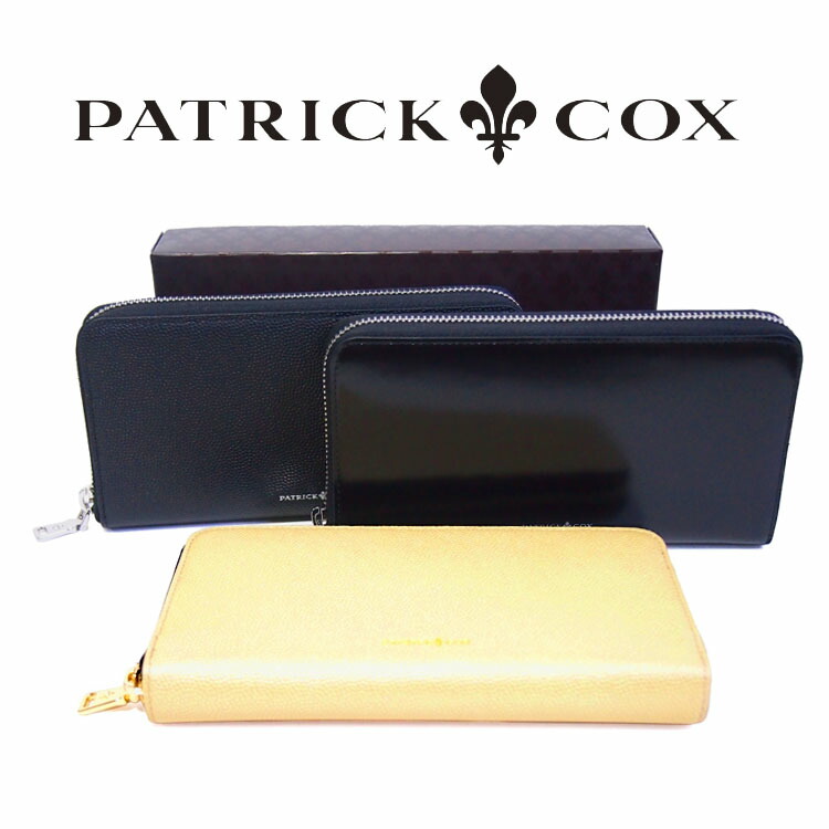 【楽天市場】財布 PATRICK COX 限定シリーズ メンズ財布 ラウンドファスナー長財布 ロングウォレット 本革 牛革 シンプル ...
