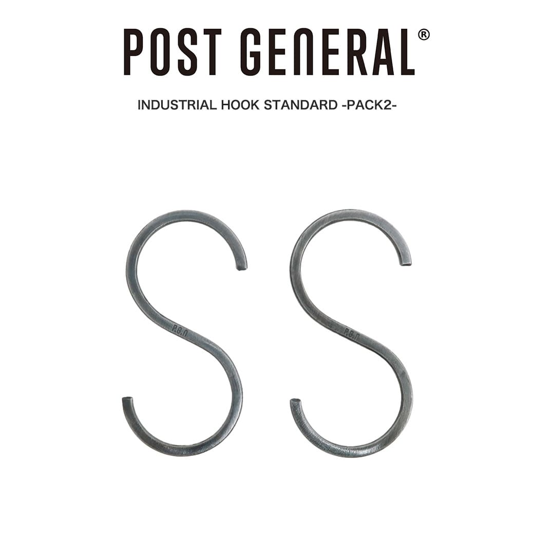 【楽天市場】POST GENERAL(ポストジェネラル) INDUSTRIAL HOOK STANDARD -PACK2- インダストリアル フックスタンダード 2個入り 982360016 ...