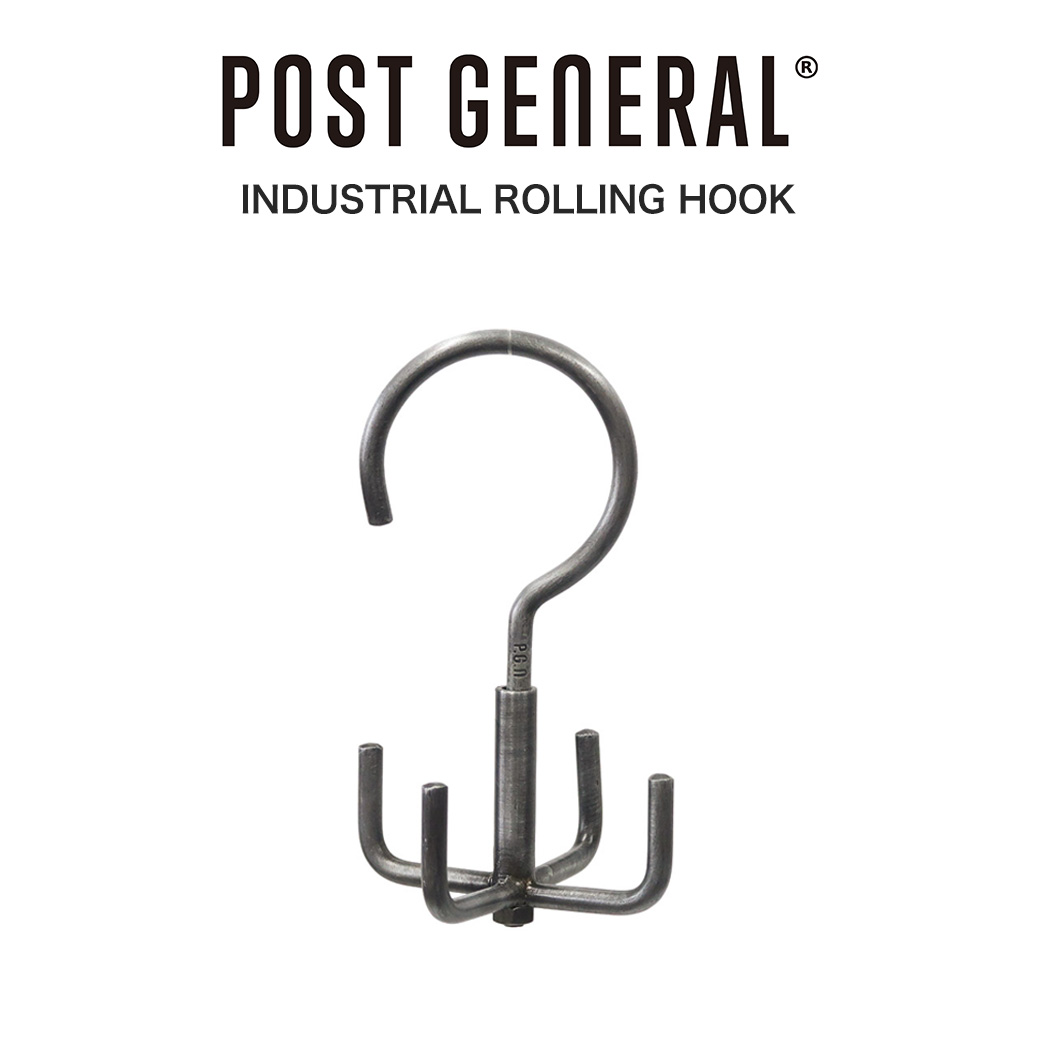 【楽天市場】POST GENERAL(ポストジェネラル) INDUSTRIAL ROLLING HOOK / インダストリアル ローリング ...