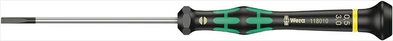 【楽天市場】WERA ベラ 118010 3.0x0.50x 80mm (-)ドライバー(精密用)：無線計画 インカムショップ