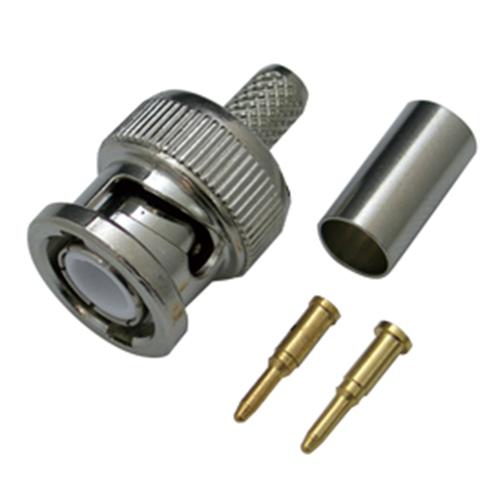 【楽天市場】ジェフコム BNC型ストレートプラグ LBNC-5C-2P：無線計画 インカムショップ