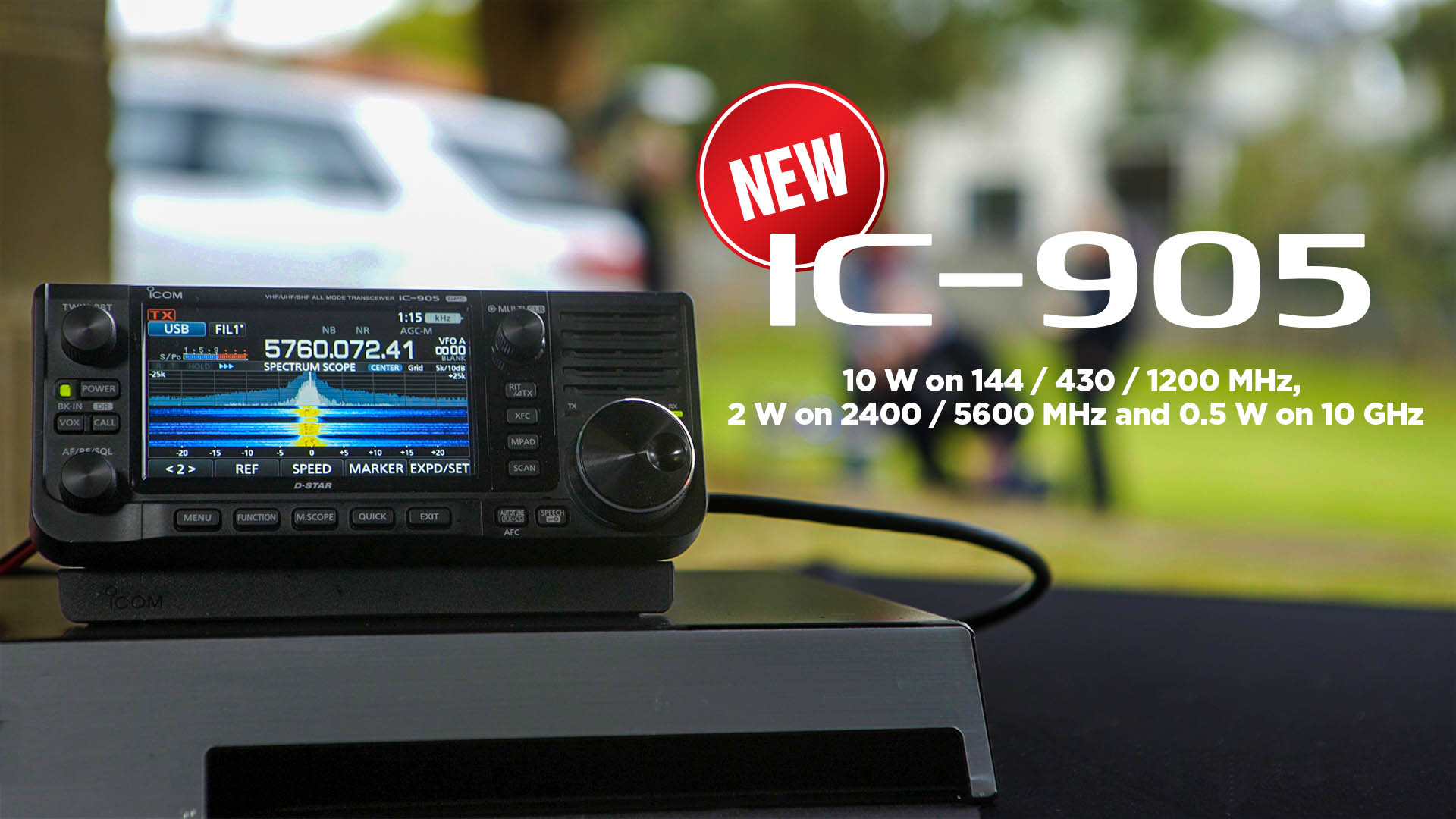 【楽天市場】ご予約受付開始！！IC-905 144MHz～5.6GHz（10GHzオプション）：無線機屋