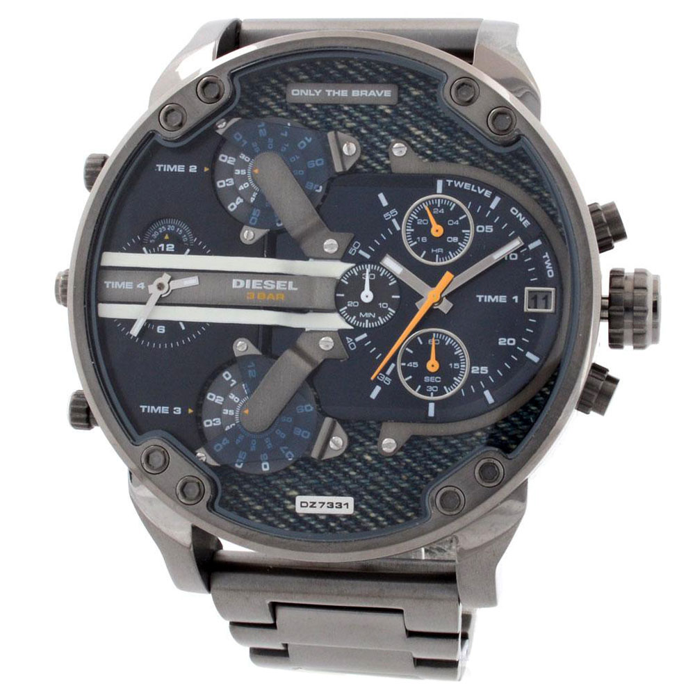 【楽天市場】【超目玉】【送料無料】ディーゼル 時計 DIESEL 腕時計 DZ7331 メンズ Mr Daddy ミスターダディー ネイビー× ...