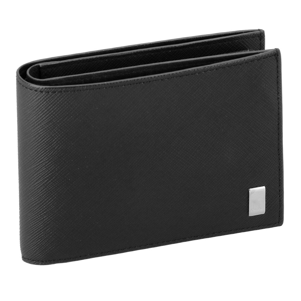 【楽天市場】【送料無料】dunhill ダンヒル 財布 二つ折り財布 メンズ 22R2P10PS001R Plain プレーン ブラック ...