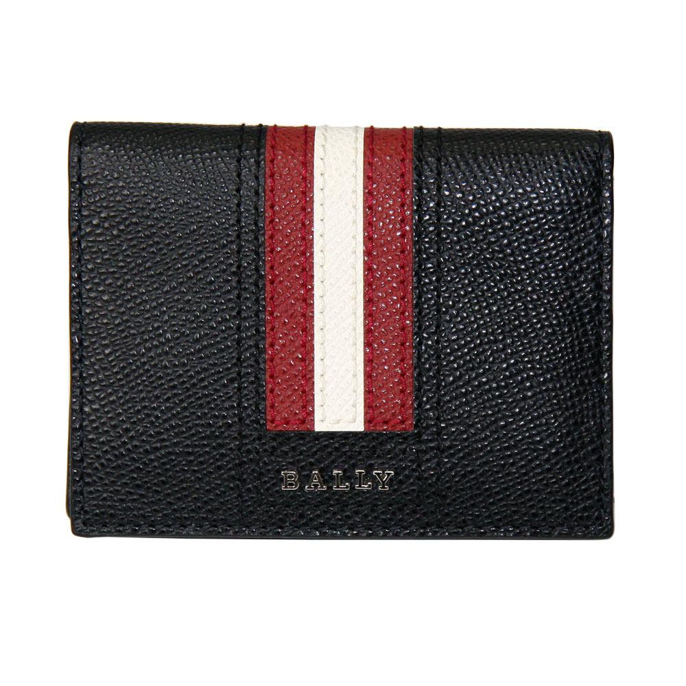 【楽天市場】【送料無料】BALLY バリー カードケース カード ホルダー メンズ タルダー TALDER.LT 6226438 595183 F010 BLACK 男性用 ブラック×レッド ...