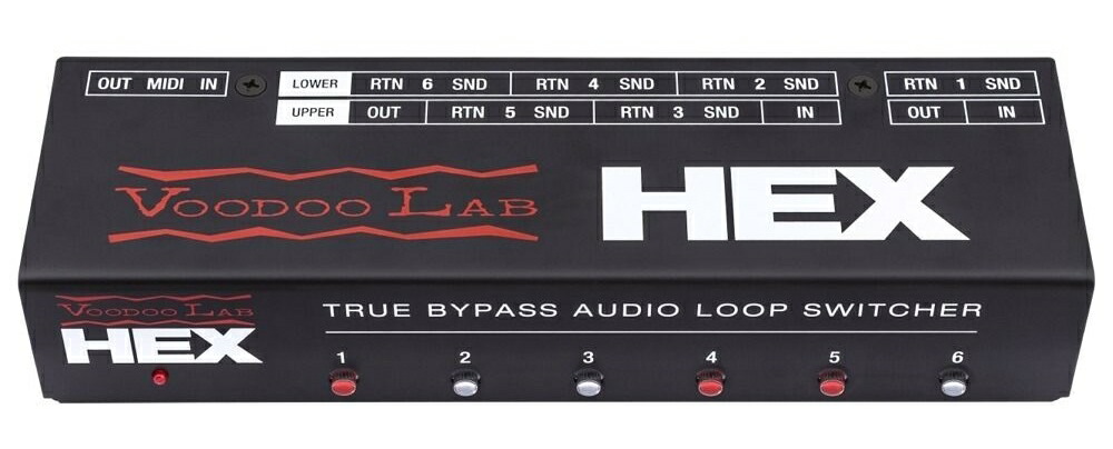 【楽天市場】Voodoo Lab Hex [直輸入品][並行輸入品]【ブゥードゥーラボ】【True Bypass Compact Audio ...