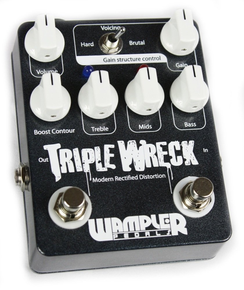 【楽天市場】Wampler Pedals Triple Wreck Distortion [直輸入品][並行輸入品]【ワンプラー ...