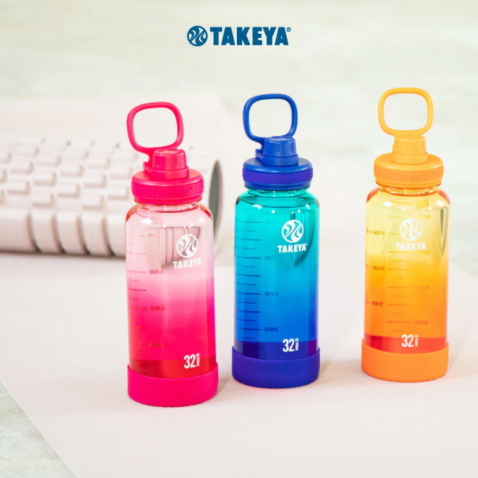 【楽天市場】TAKEYA 水筒 940ml デュラブルボトル グラデーション タケヤ化学工業 ／ シンプル おしゃれ 使いやすい スポーツドリンク アウトドア ボトル ジム プレゼント ギフト ...