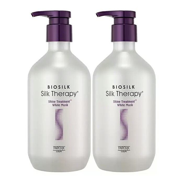 【楽天市場】【送料無料】シルクセラピー シャイントリートメント ホワイトムスク 500ml x 2：MUTJIM