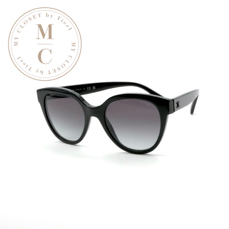 楽天市場】シャネル CHANEL サングラス ブラック グリーン ココマーク