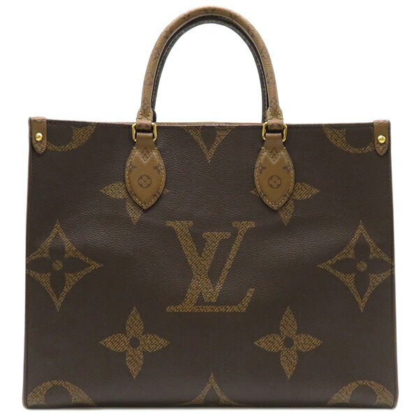 【楽天市場】ルイヴィトン LOUIS VUITTON トートバッグ オンザゴー MM モノグラムキャンバス モノグラムリバースキャンバス ...