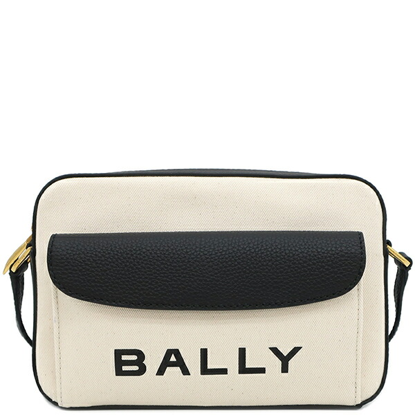 【楽天市場】バリー BALLY ショルダーバッグ バーダニエル ファブリック ボヴィンレザー ナチュラルホワイト×ブラック ヴィンテージ金具 ...