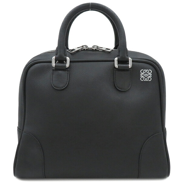 【楽天市場】ロエベ LOEWE 2WAYバッグ アマソナ 75 ミディアム レザー ブラック シルバー金具 黒 301.30.L03 【保存袋】【中古】：HOUBIDOU 心斎橋店