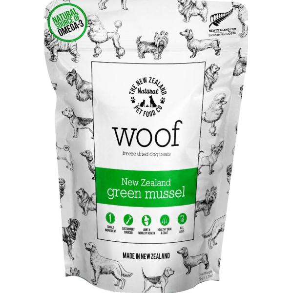 【楽天市場】WOOF ワフ グリーンリップドマッスル 緑イ貝 トリーツ 50g フリーズドライ：myDOG楽天市場店