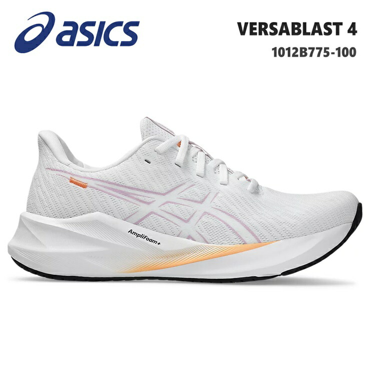 【楽天市場】アシックス ランニングシューズ レディースasics VERSABLAST 4 1012B775-100 WHITE/LIGHT ...