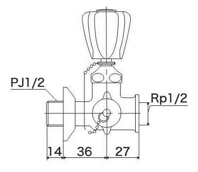 【楽天市場】KVK 三方分岐水栓 K20W：リライフプラザ 楽天市場店