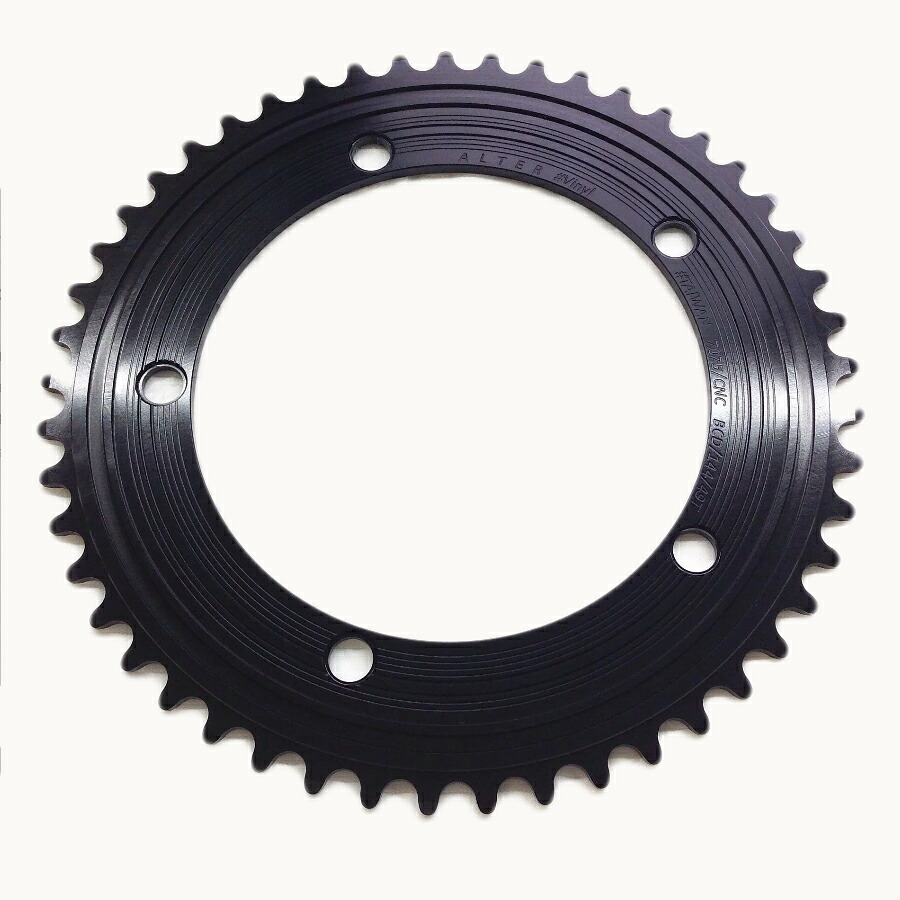 【楽天市場】アルター チェーンリング ALTER CHAINRING Vinyl ブラック シルバー ピストバイク 自転車 カスタム 49T ...