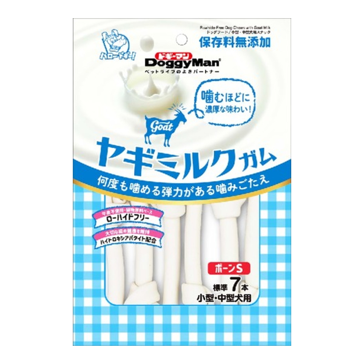 【楽天市場】ドギーマン ヤギミルクガム ボーン S 130g ドッグフード 小型・中型犬用スナック：マイレピ P＆Gストア