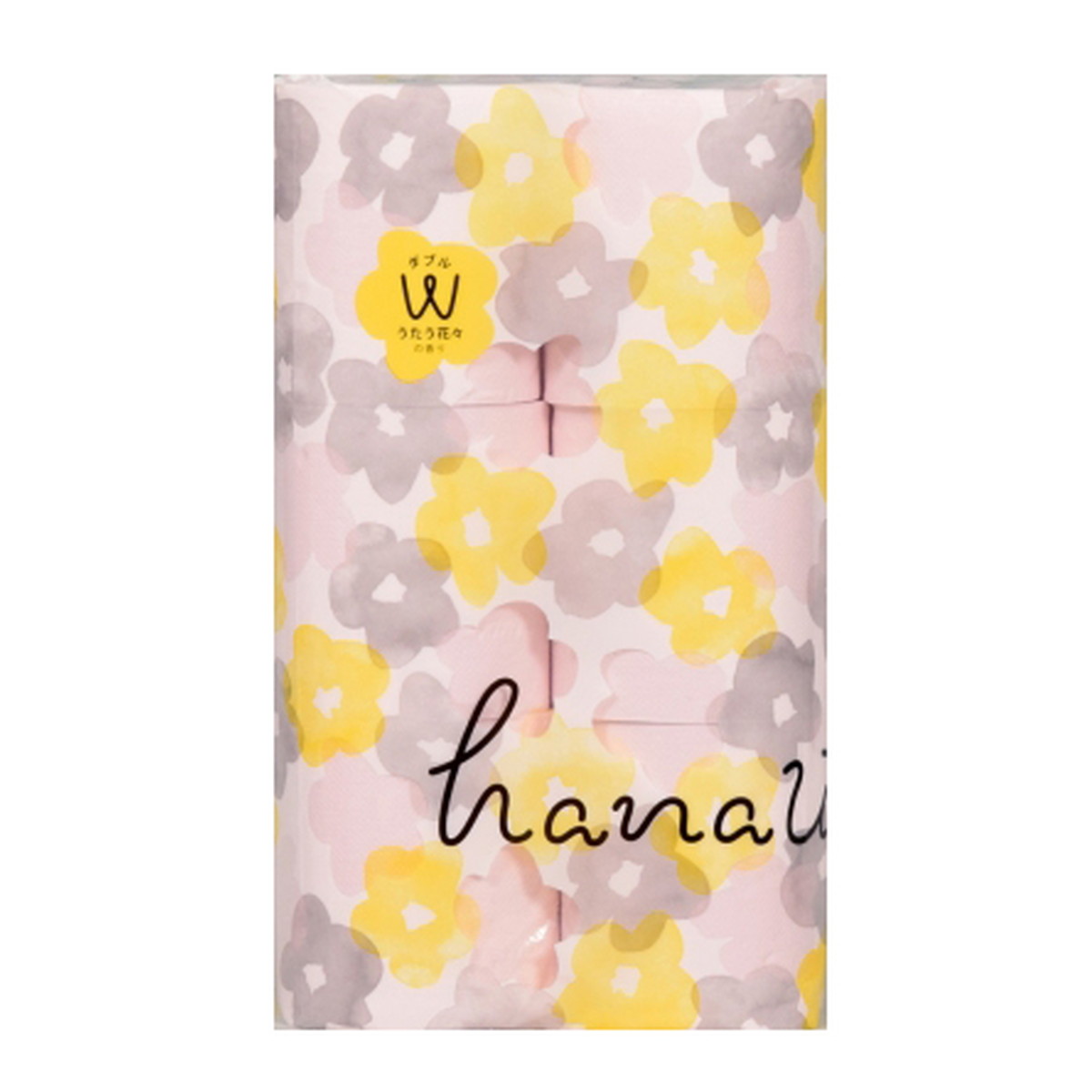 【楽天市場】【送料込・まとめ買い×3個セット】西日本衛材 ピンク hanauta ハナウタ ダブル うたう花々の香り 12ロール：マイレピ P＆Gストア