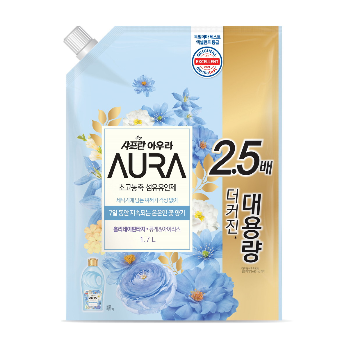【楽天市場】トイレタリージャパン サフロン AURA オーラ 柔軟剤 ホリデイファンタジー 詰替 1700ml：マイレピ P＆Gストア