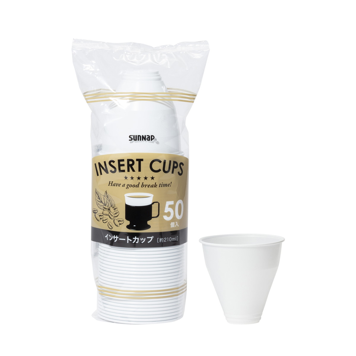 【楽天市場】【送料込・まとめ買い×5個セット】サンナップ インサートカップ 210mL 50個入 使い捨て：マイレピ P＆Gストア
