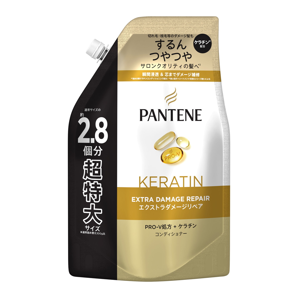【楽天市場】P＆G パンテーン エクストラダメージリペア コンディショナー 詰替え 大容量 860g：マイレピ P＆Gストア