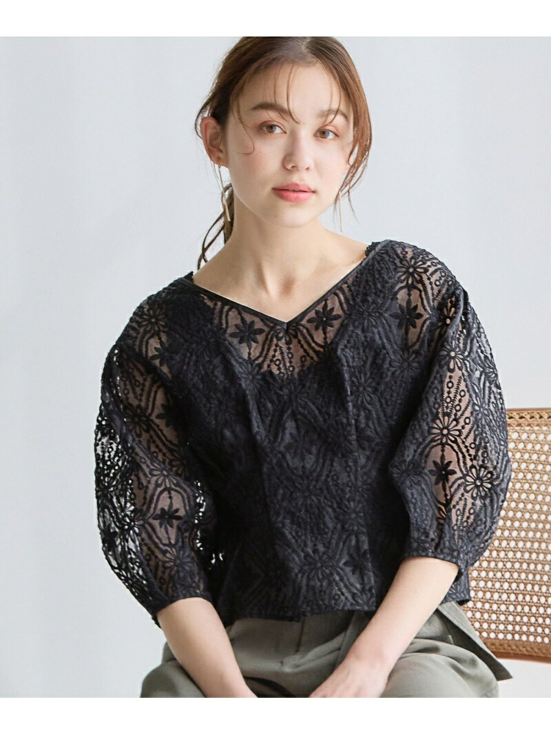 【楽天市場】【SALE／50%OFF】(W)オーガンジー2WAYBL mysty woman ミスティウーマン トップス シャツ・ブラウス ...