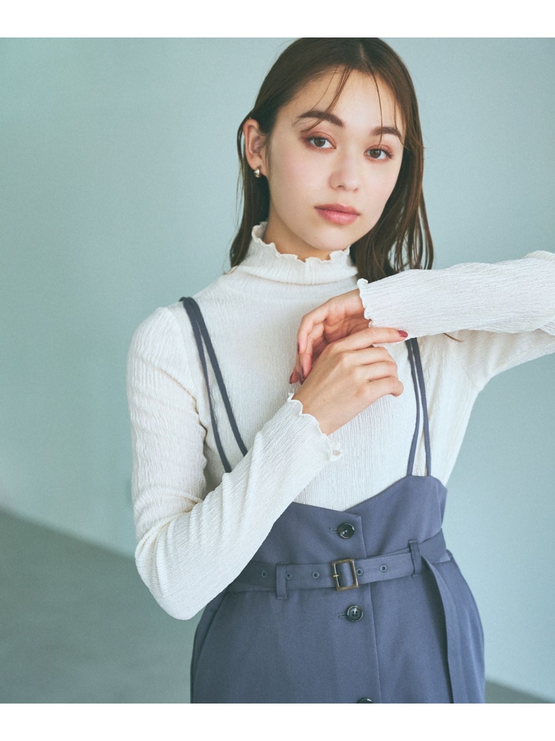 【楽天市場】ラメシャーリングハイネックプルオーバー mysty woman ミスティウーマン トップス カットソー・Tシャツ ブルー ブラック ...