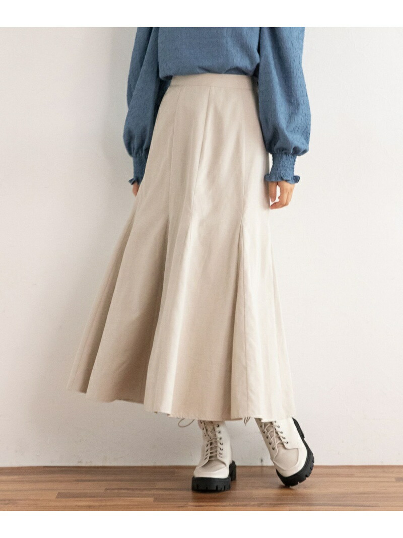 【楽天市場】【SALE／20%OFF】(W)ムジガラフレアSK mysty woman ミスティウーマン スカート ロング・マキシスカート ...