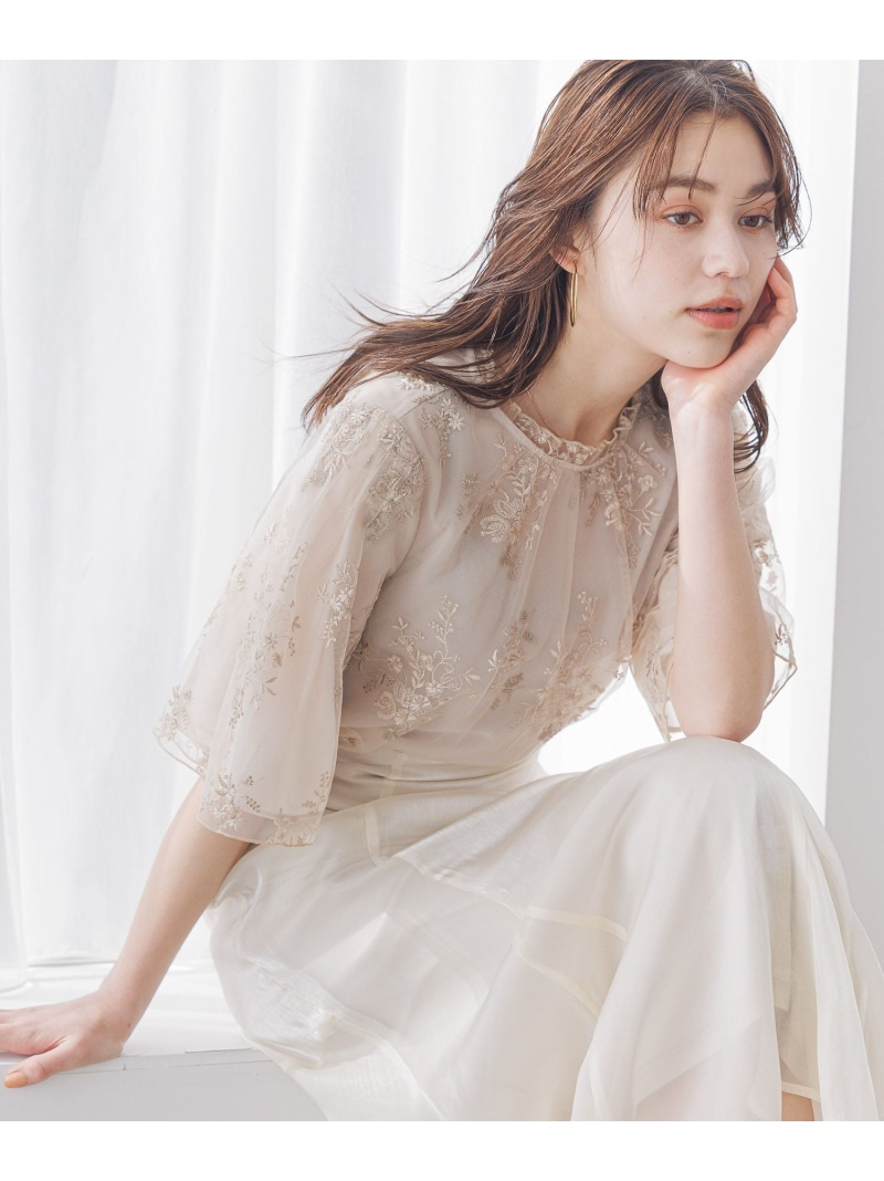 【楽天市場】【SALE／30%OFF】(W)フローラルレースシアーSSBL mysty woman ミスティウーマン トップス シャツ ...