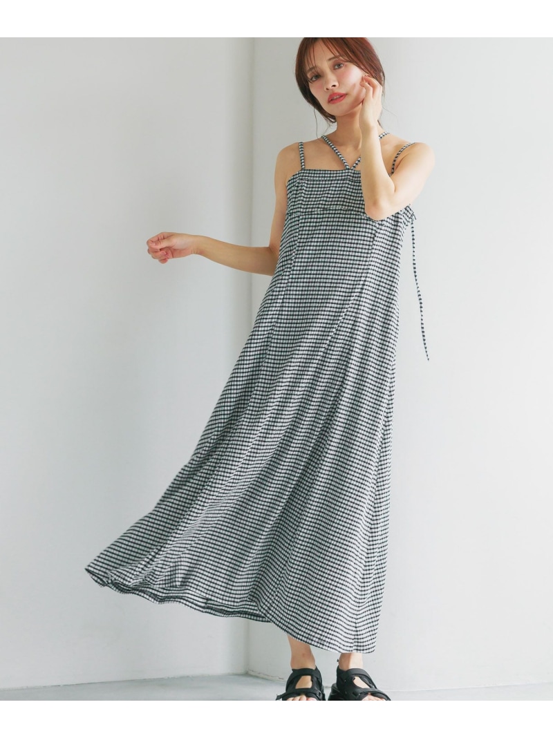 【楽天市場】テクスチャーキャミワンピース mysty woman ミスティウーマン ワンピース・ドレス ワンピース ブラック ホワイト【先行 ...