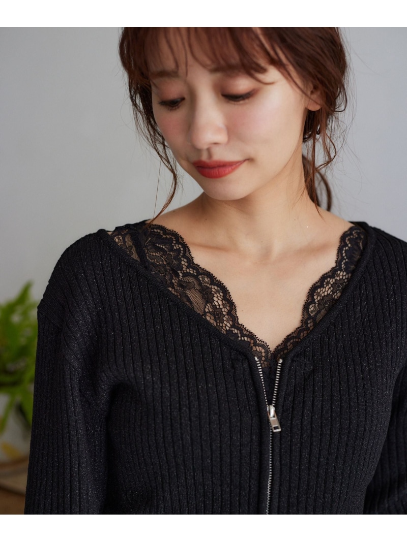 【楽天市場】【SALE／30%OFF】【鈴木ゆうかさん着用アイテム】カップ付きレースインナータンク mysty woman ミスティウーマン ...