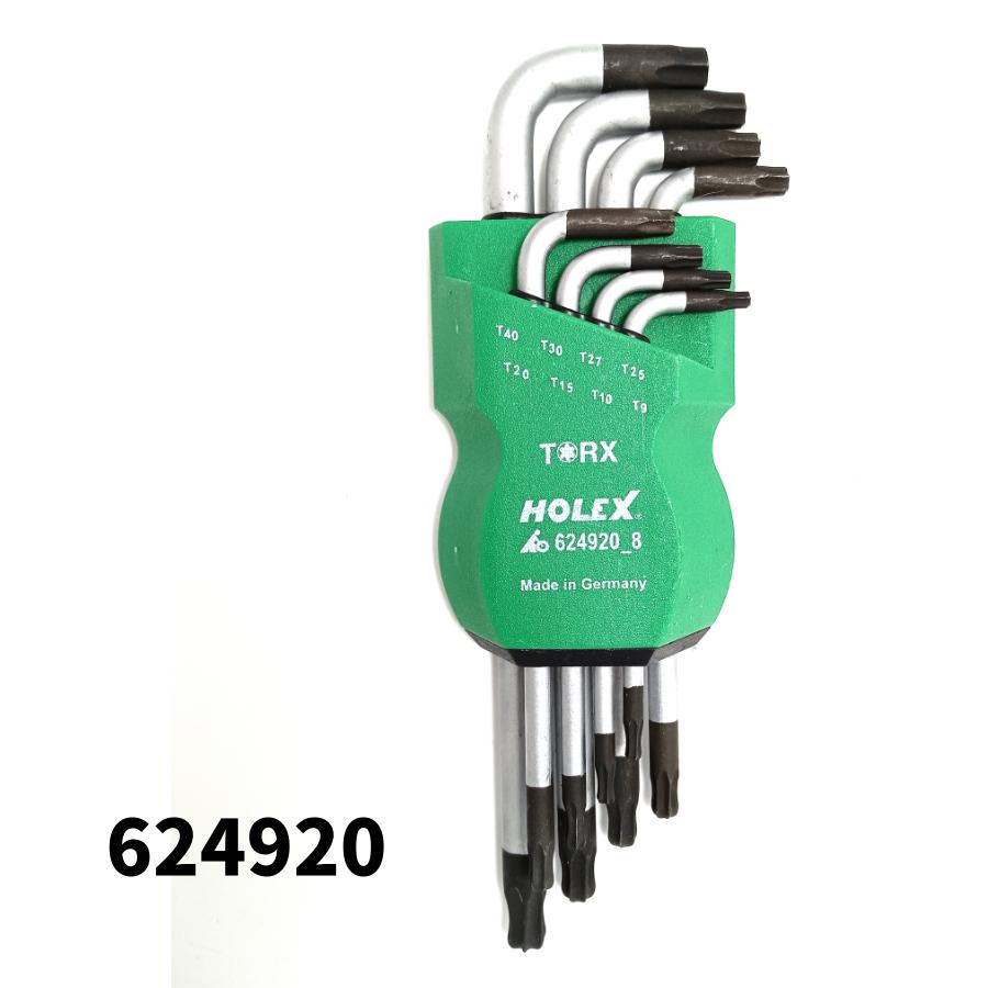 【楽天市場】HOLEX ホレックス キーL型 いじり止め トルクス レンチ セット ボールポイント 穴無し 8本セット 624920 ...