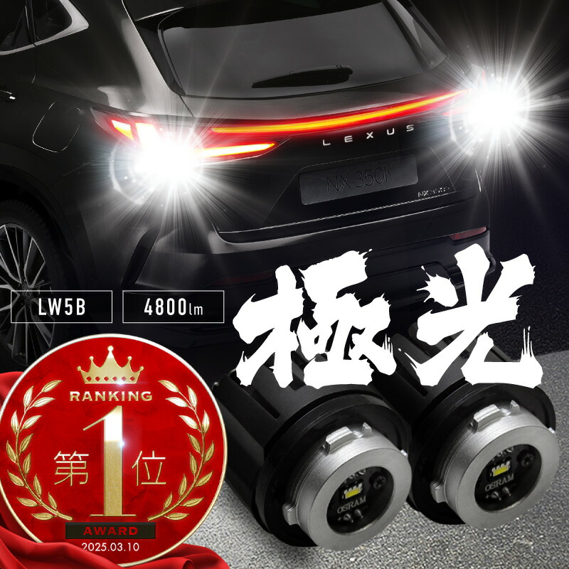 【楽天市場】レクサス NX バックランプ LED lw5b タイプB 爆光 明るい ホワイト 白 バルブ 汎用 2個：M’zNet