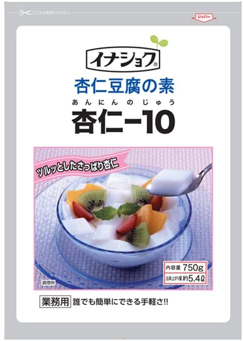 【楽天市場】伊那食品 杏仁豆腐の素（杏仁ー10）750g【イナショク 業務用 デザート 手作り】：栄養ケアショップ