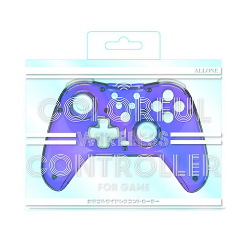 【楽天市場】switch用カラフルワイヤレスコントローラー パープル ALG-NSWCCFPP アローン【ジャイロセンサー】【加速度センサー】：日本橋CHACHA！楽天市場店